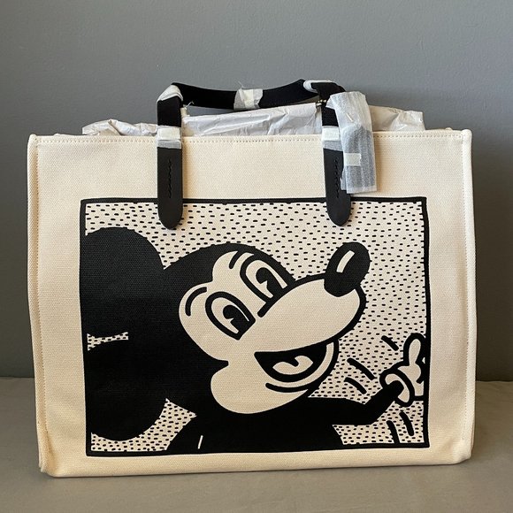 Coach | Bags | Coach Disney Mickey Mouse X Keith Haring Tote 42 | Poshmark